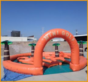 Miniature Golf Course Inflatable I056 - Ultimate Jumpers